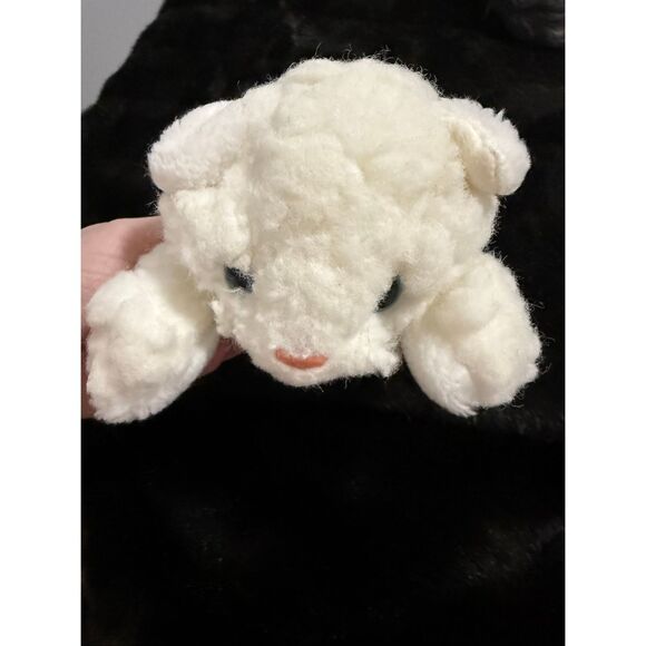 Dakin | Toys | Vintage Dakin 98 White Fleece Laying Down Cat Kitten ...